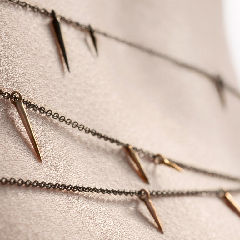 small point scatter necklace – Marion Cage