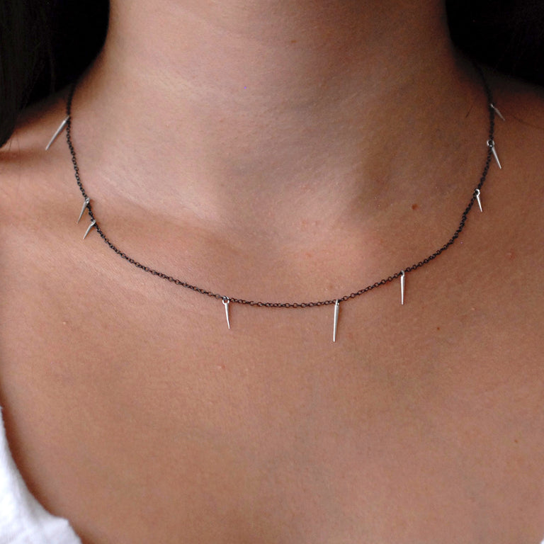 small point scatter necklace – Marion Cage